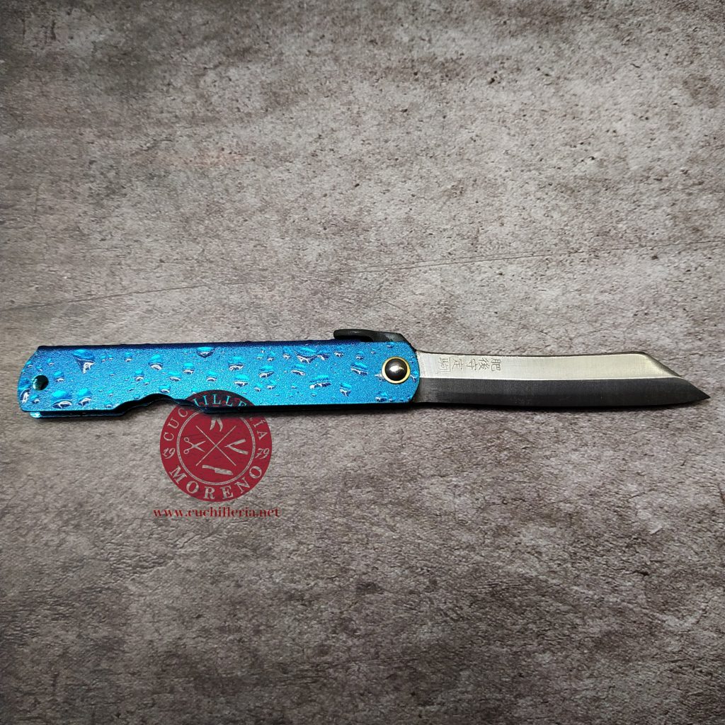 Navaja Japonesa Higonokami Nagao Splash SK5 Blue Paper Steel Azul ...