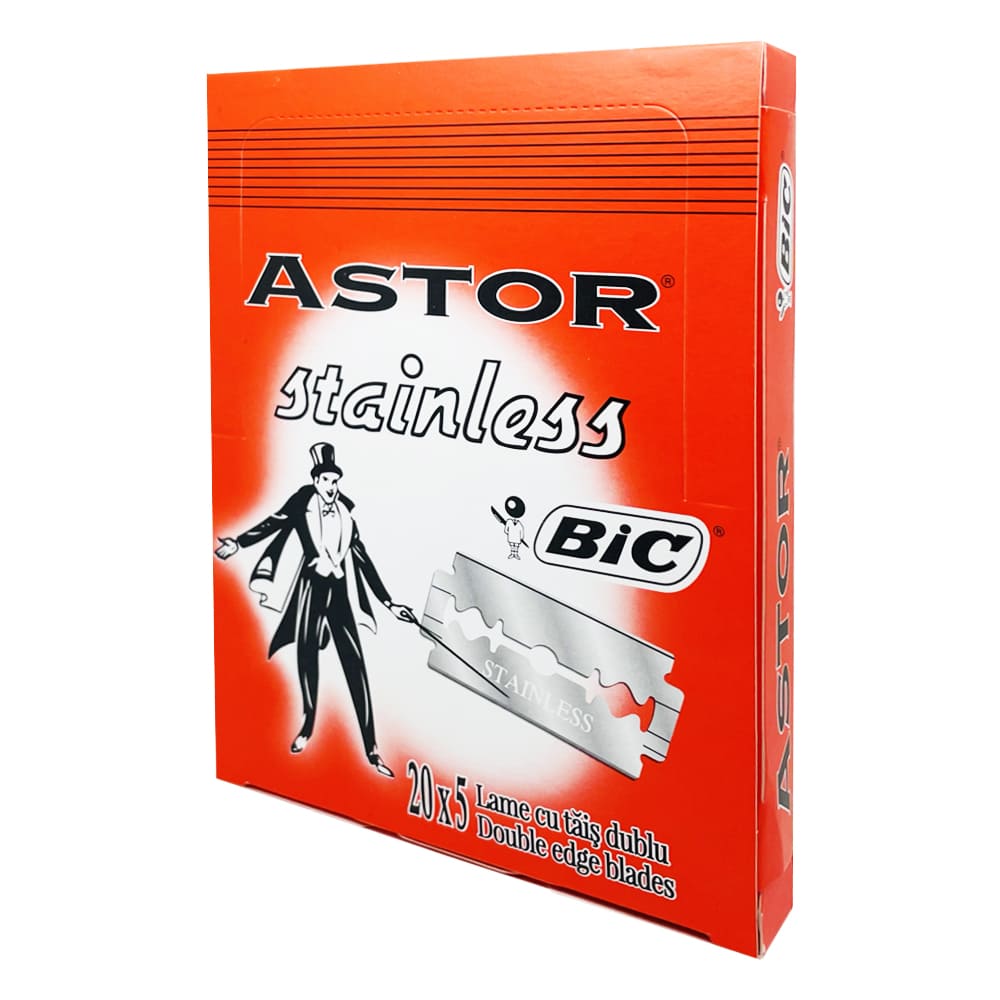 Cuchillas de Afeitar Doble Filo BIC ASTOR INOX 100 Unidades ...